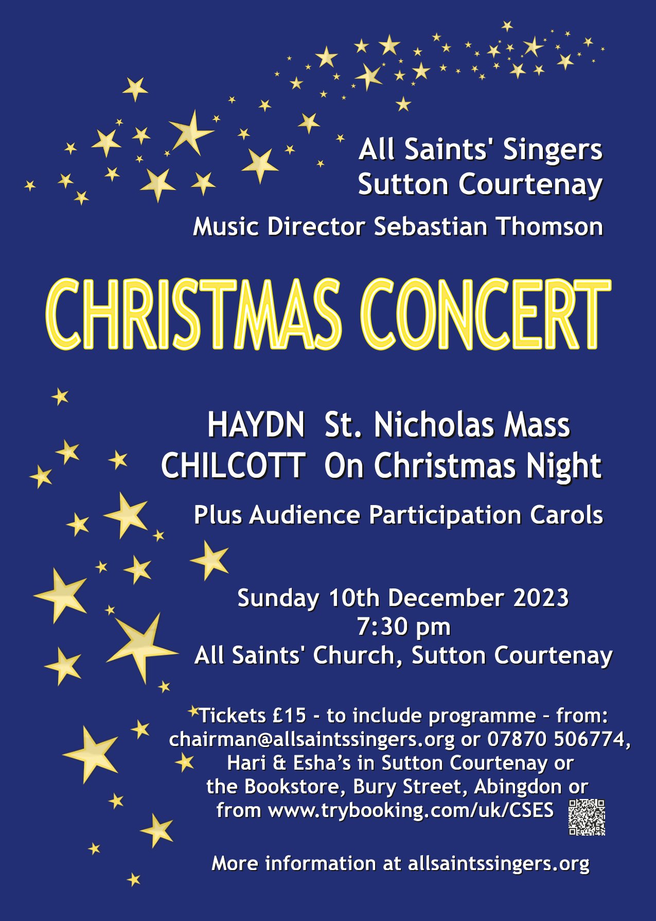 Christmas 2023 Concert - Sutton Courtenay Singers